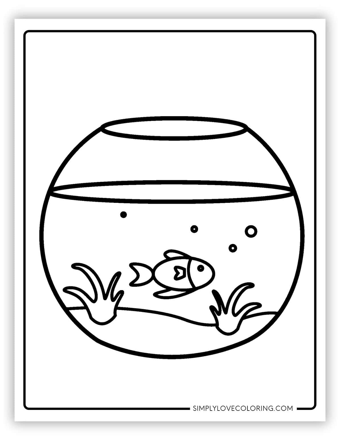 37 Goldfish Coloring Pages (Free PDF Printables) - Simply Love Coloring