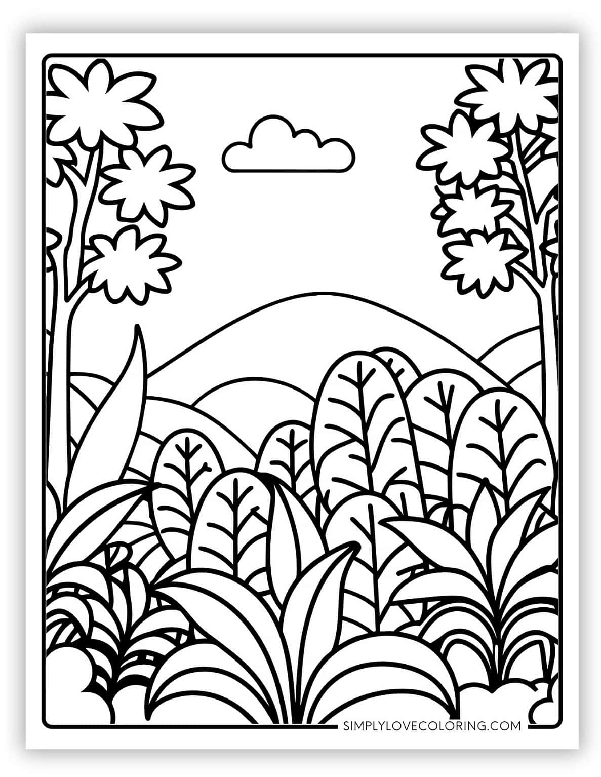 59 Majestic Nature Coloring Pages (Free PDF Printables) - Simply Love ...