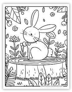 57 Cute Rabbit Coloring Pages (Free PDF Printables) - Simply Love Coloring