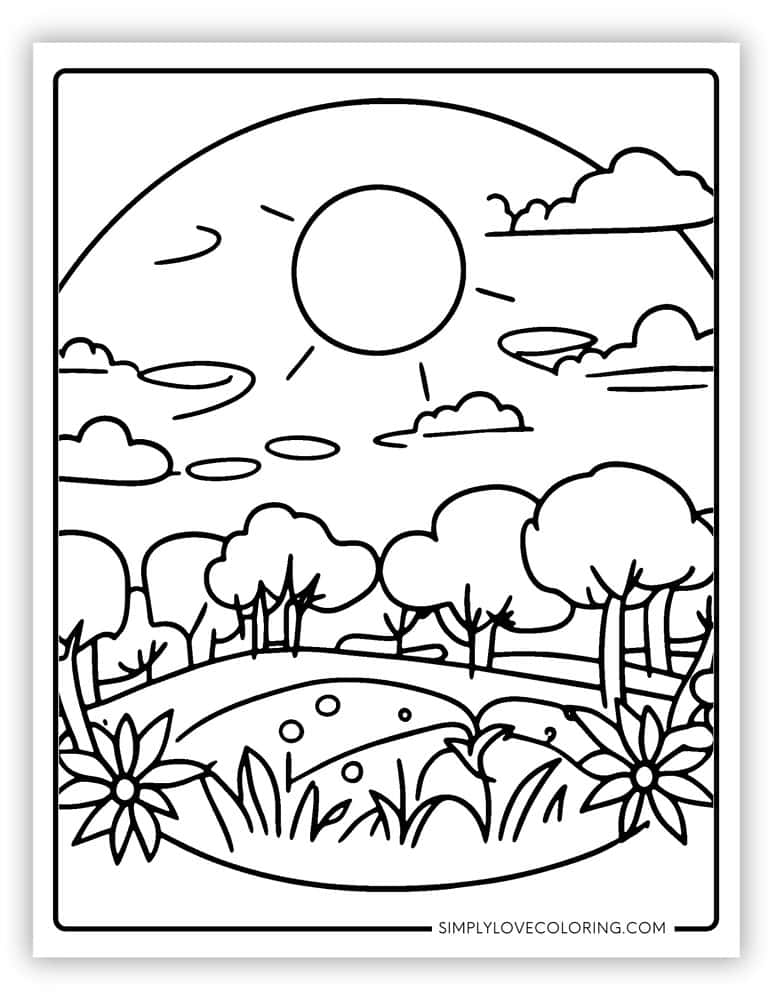 59 Majestic Nature Coloring Pages (Free PDF Printables) - Simply Love ...