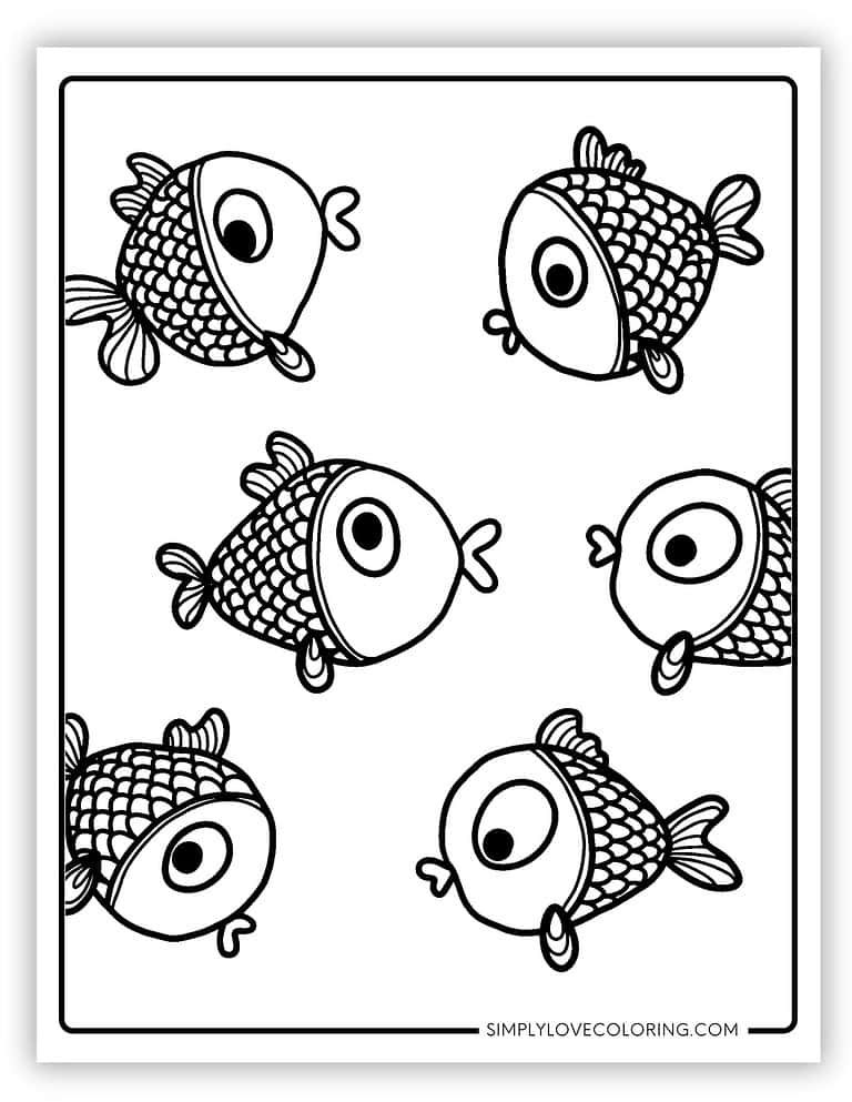 37 Goldfish Coloring Pages (Free PDF Printables) - Simply Love Coloring