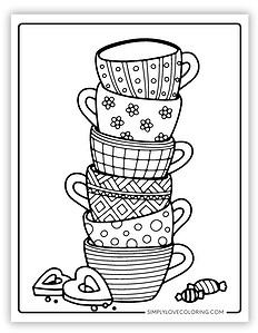 42 Coffee Coloring Pages (Free PDF Printables) - Simply Love Coloring
