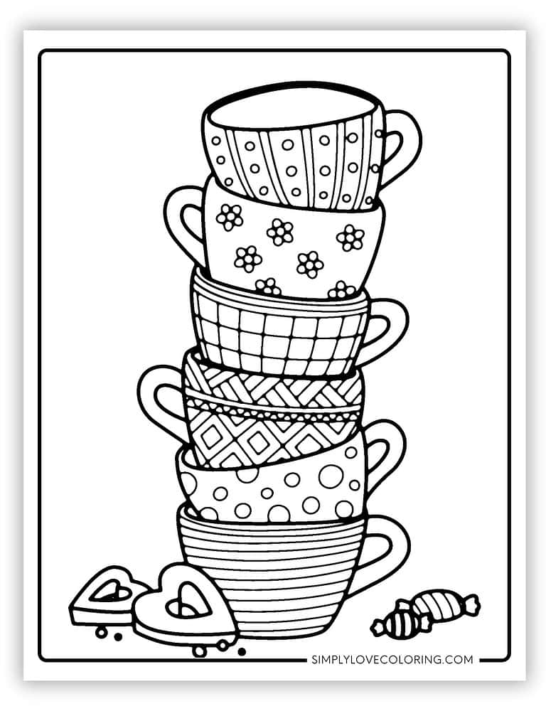 42 Coffee Coloring Pages (Free PDF Printables) - Simply Love Coloring