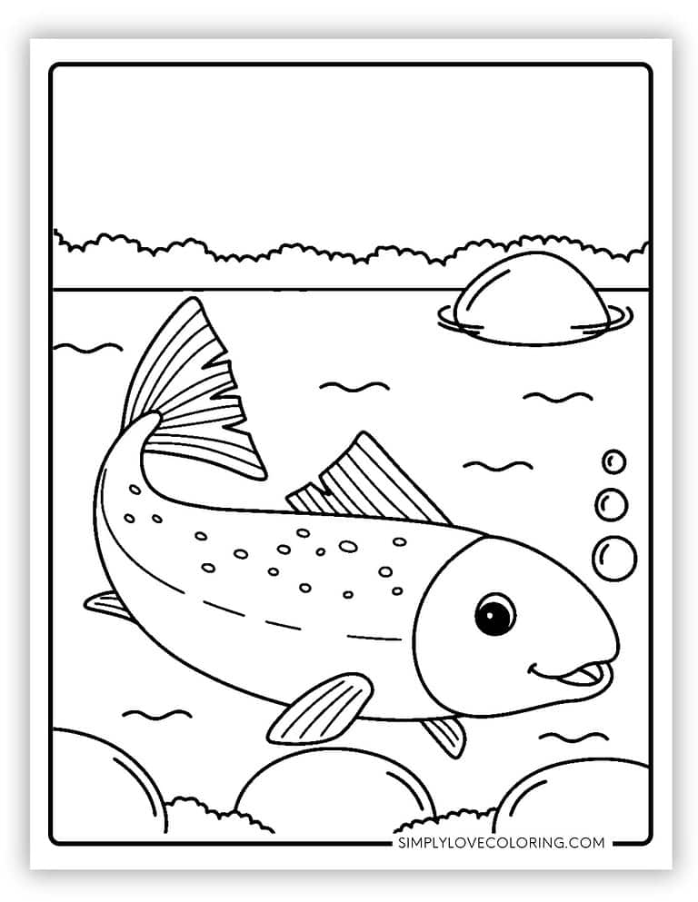 34 Interesting Fish Coloring Pages (Free PDF Printables) - Simply Love ...