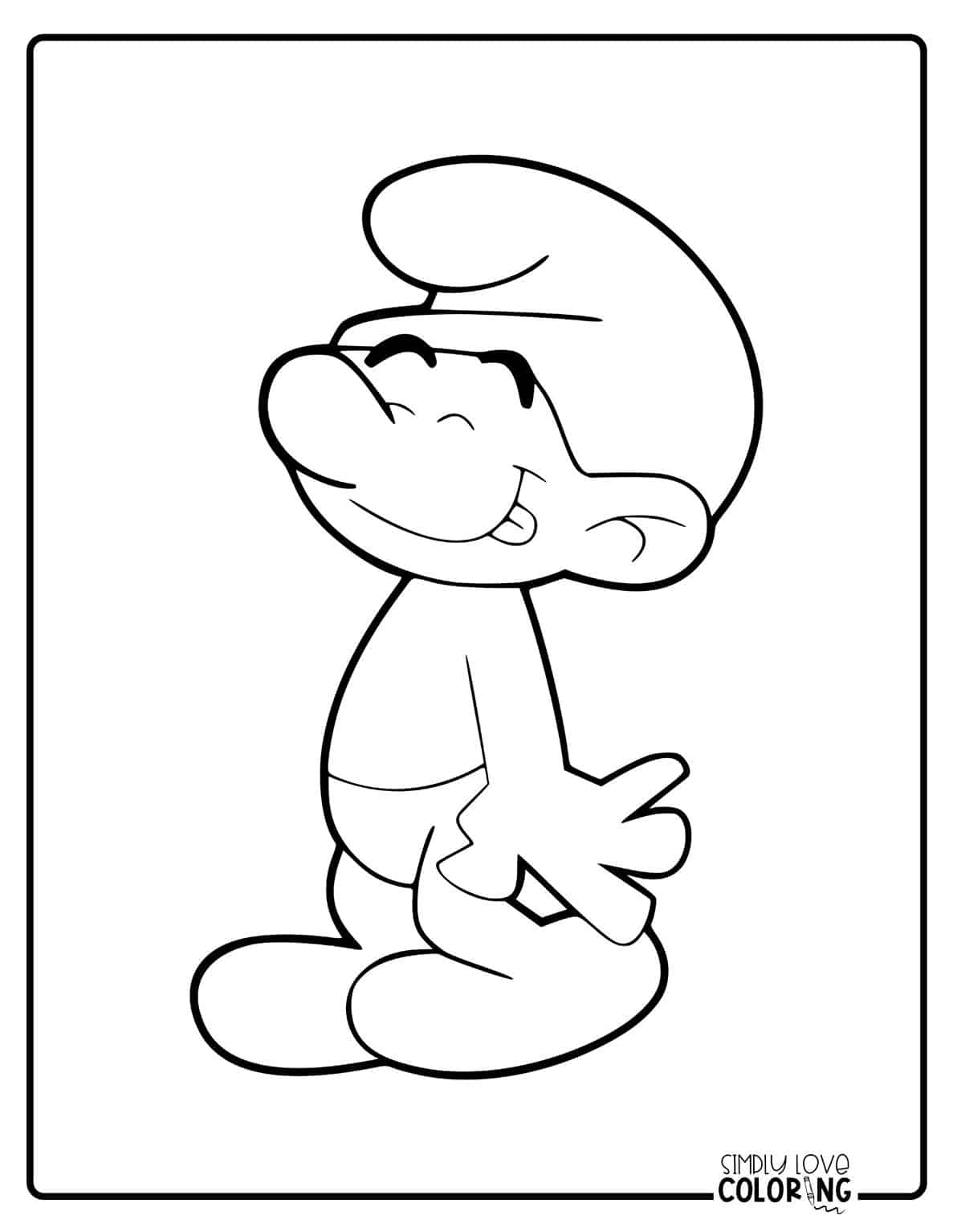 72 Smurf Coloring Pages (Free PDF Printables) - Simply Love Coloring