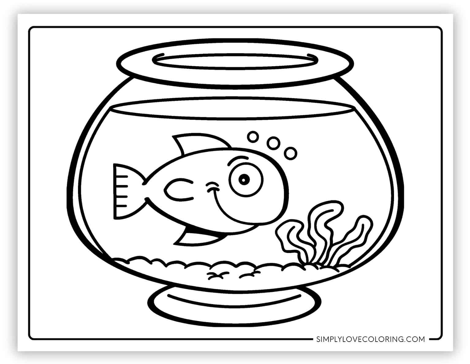 37 Goldfish Coloring Pages (Free PDF Printables) - Simply Love Coloring
