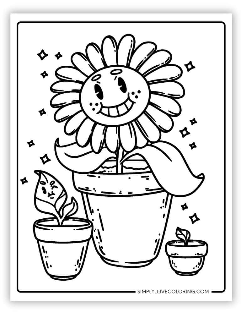 31 Pretty Plants Coloring Pages (Free PDF Printables) - Simply Love ...