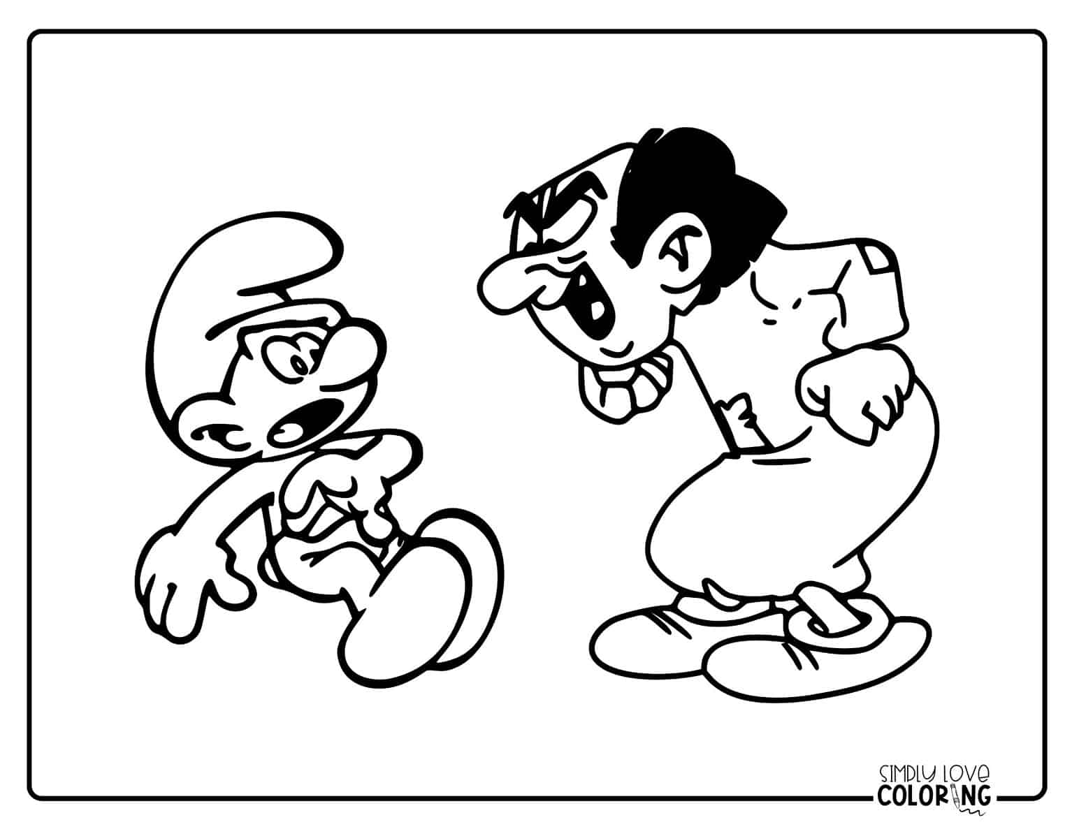 72 Smurf Coloring Pages (Free PDF Printables) - Simply Love Coloring