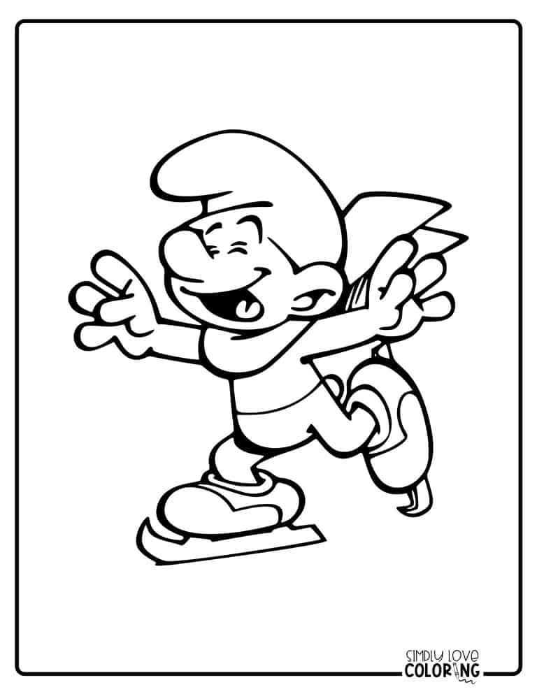 72 Smurf Coloring Pages (Free PDF Printables) - Simply Love Coloring