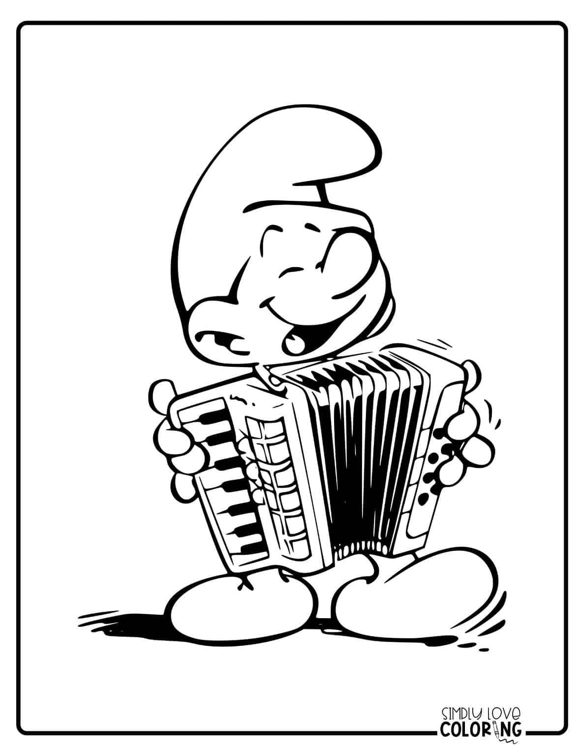 72 Smurf Coloring Pages (Free PDF Printables) - Simply Love Coloring