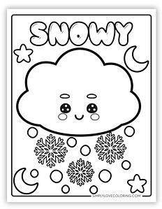 25 Weather Coloring Pages (Free PDF Printables) - Simply Love Coloring