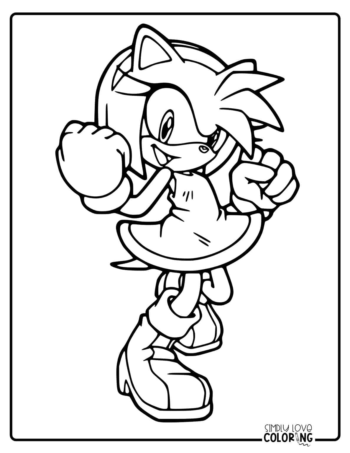 32 Sonic the Hedgehog Coloring Pages (Free PDF Printables) - Simply ...