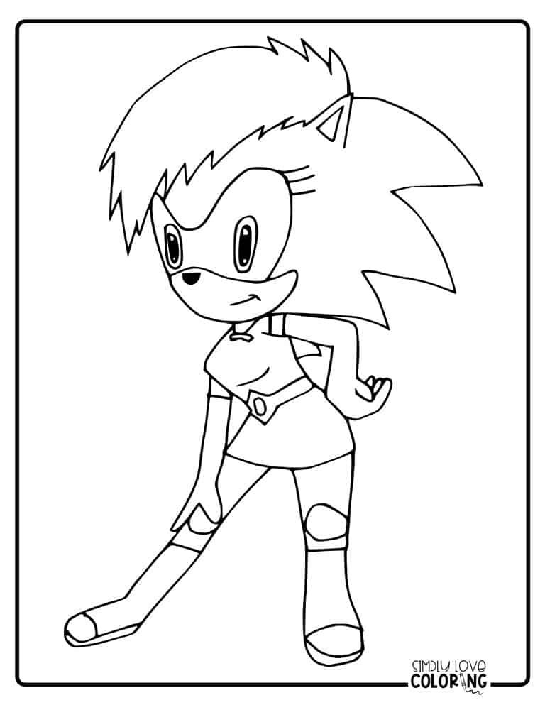 32 Sonic the Hedgehog Coloring Pages (Free PDF Printables) - Simply ...