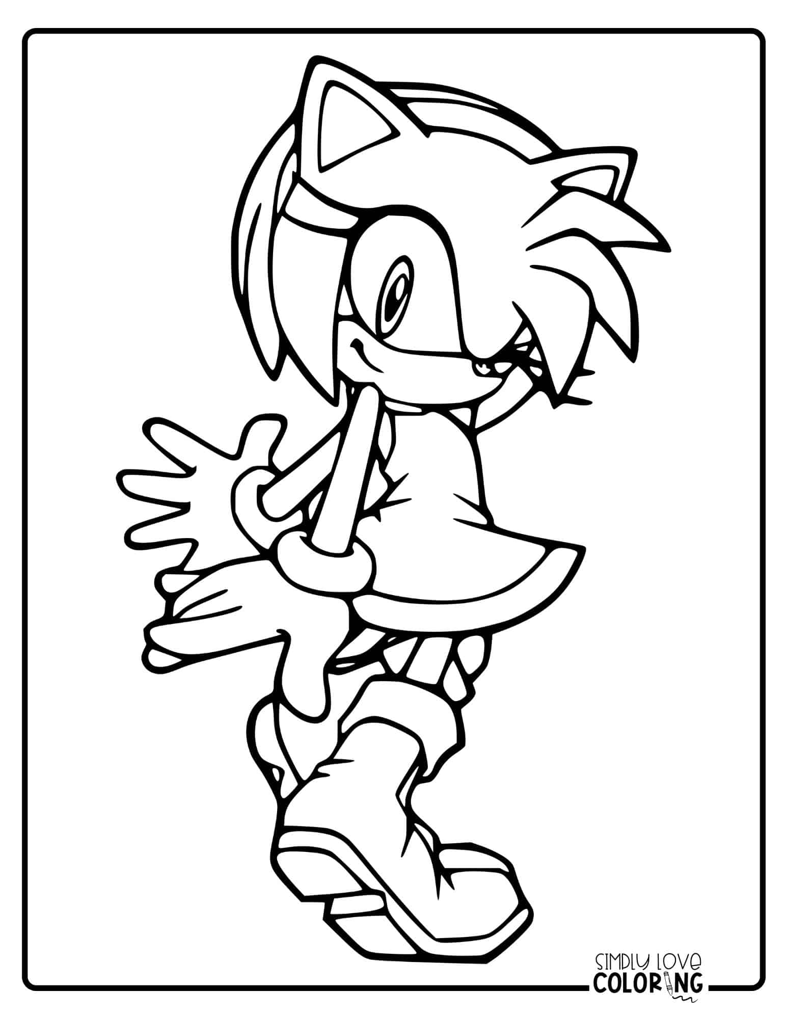 Free Sonic the Hedgehog Coloring Pages (Free PDF Printables) - Simply ...