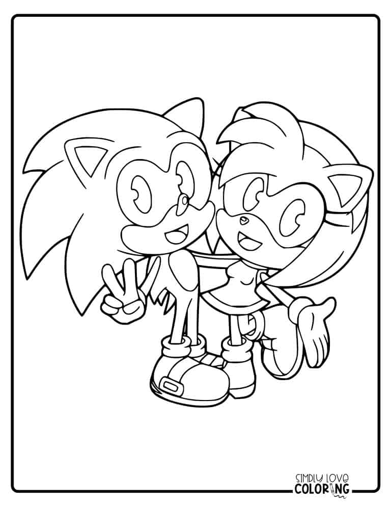 32 Sonic the Hedgehog Coloring Pages (Free PDF Printables) - Simply ...