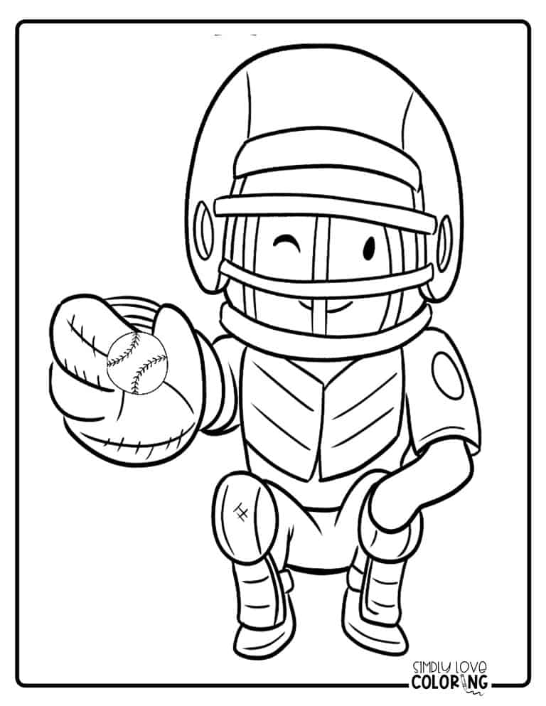 119 Sports Coloring Pages (Free PDF Printables) - Simply Love Coloring