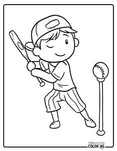 29 Baseball Coloring Pages (Free PDF Printables) - Simply Love Coloring