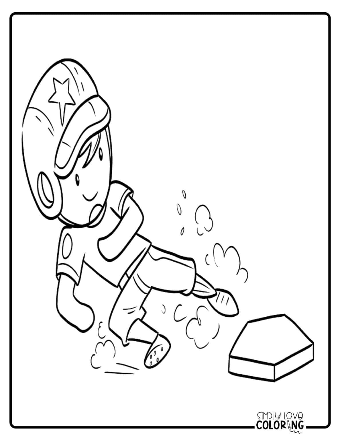 29 Baseball Coloring Pages (Free PDF Printables) - Simply Love Coloring