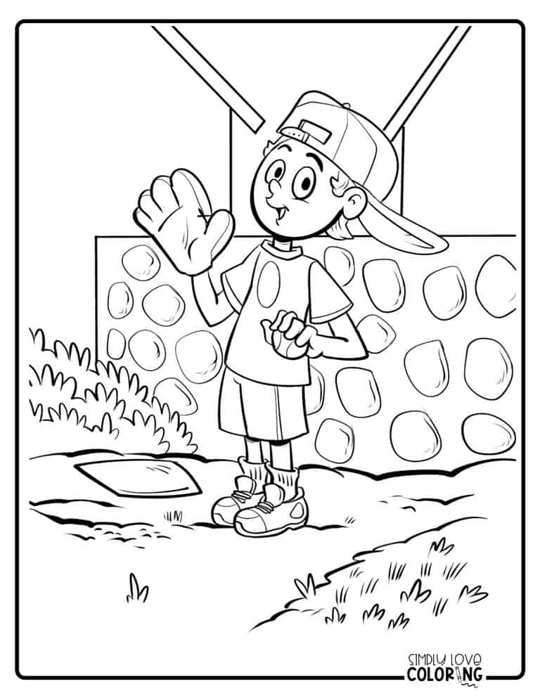 29 Baseball Coloring Pages (Free PDF Printables) - Simply Love Coloring