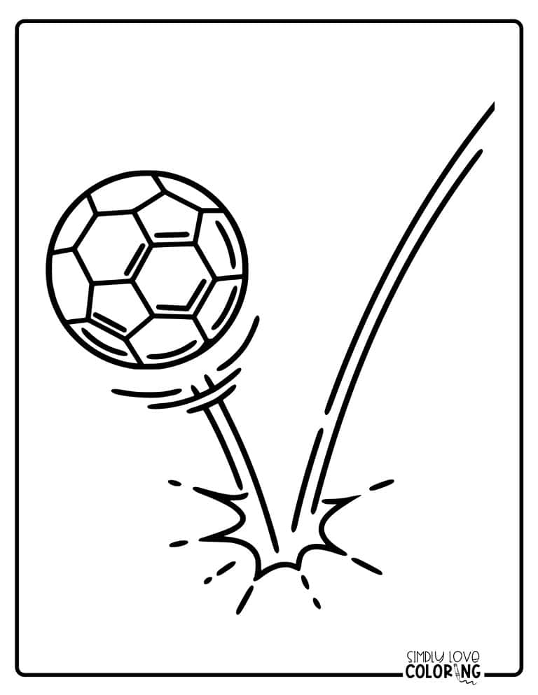119 Sports Coloring Pages (Free PDF Printables) - Simply Love Coloring