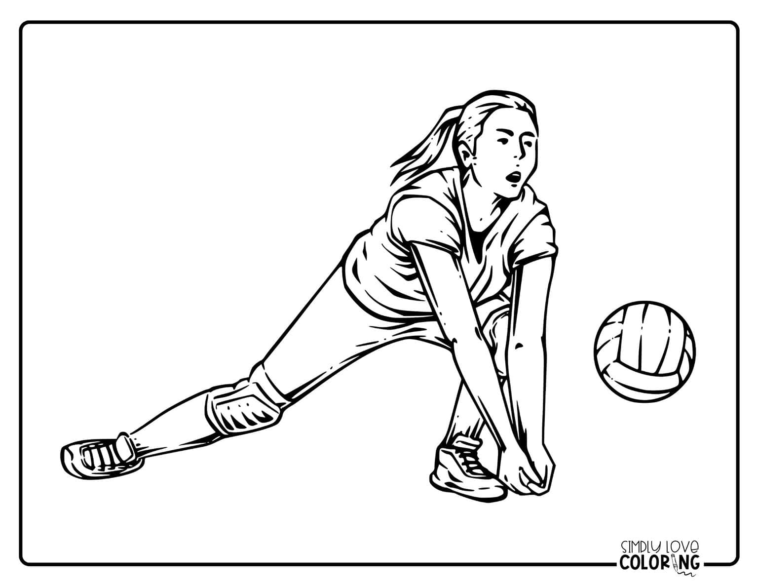 119 Sports Coloring Pages (Free PDF Printables) - Simply Love Coloring
