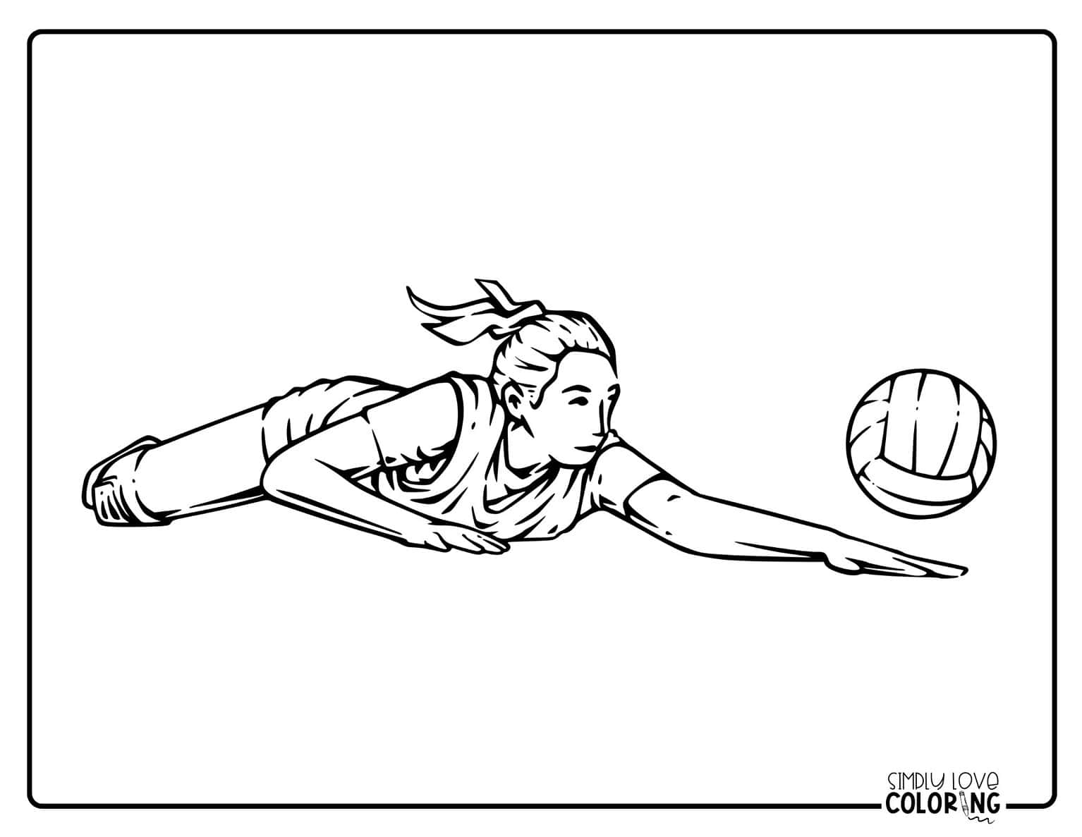 119 Sports Coloring Pages (Free PDF Printables) - Simply Love Coloring