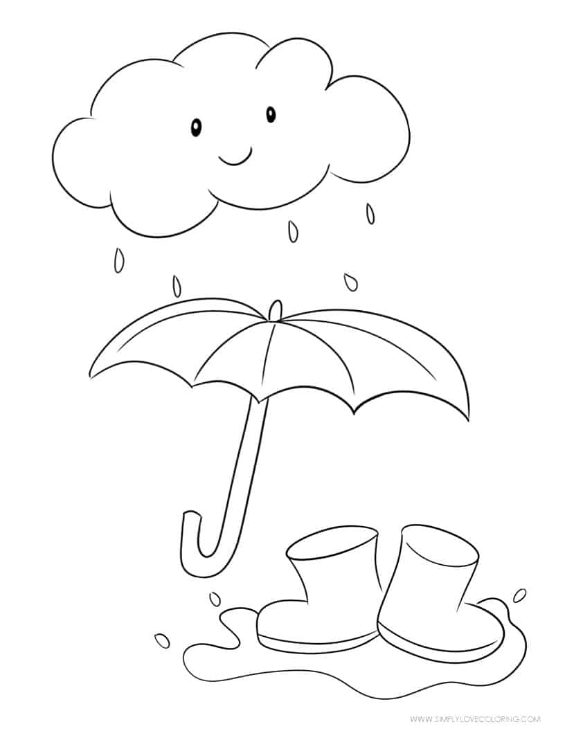 Weather Coloring Pages - Simply Love Coloring