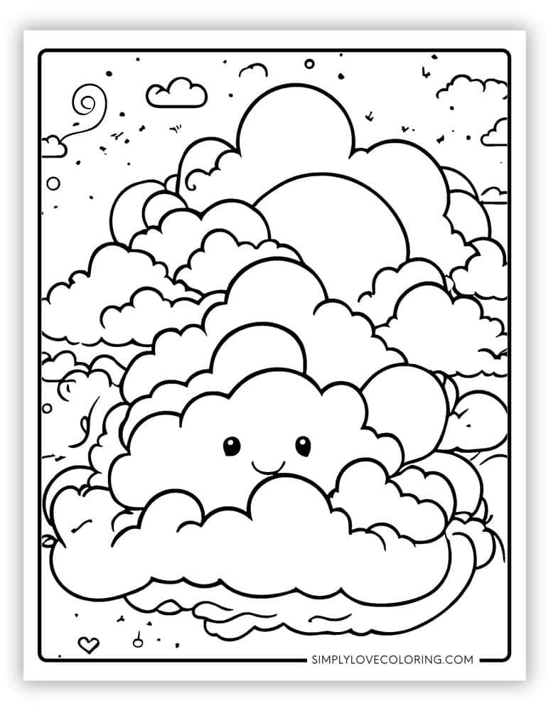 25 Weather Coloring Pages (Free PDF Printables) - Simply Love Coloring