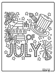 49 Independence Day Coloring Pages (July 4 Free PDF Printables ...