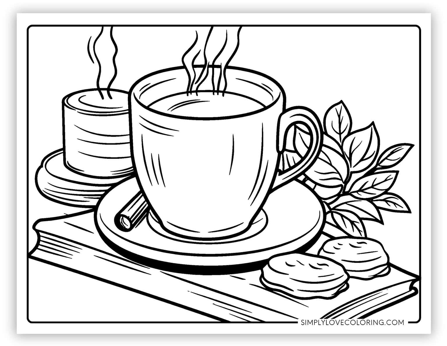 42 Coffee Coloring Pages (Free PDF Printables) - Simply Love Coloring