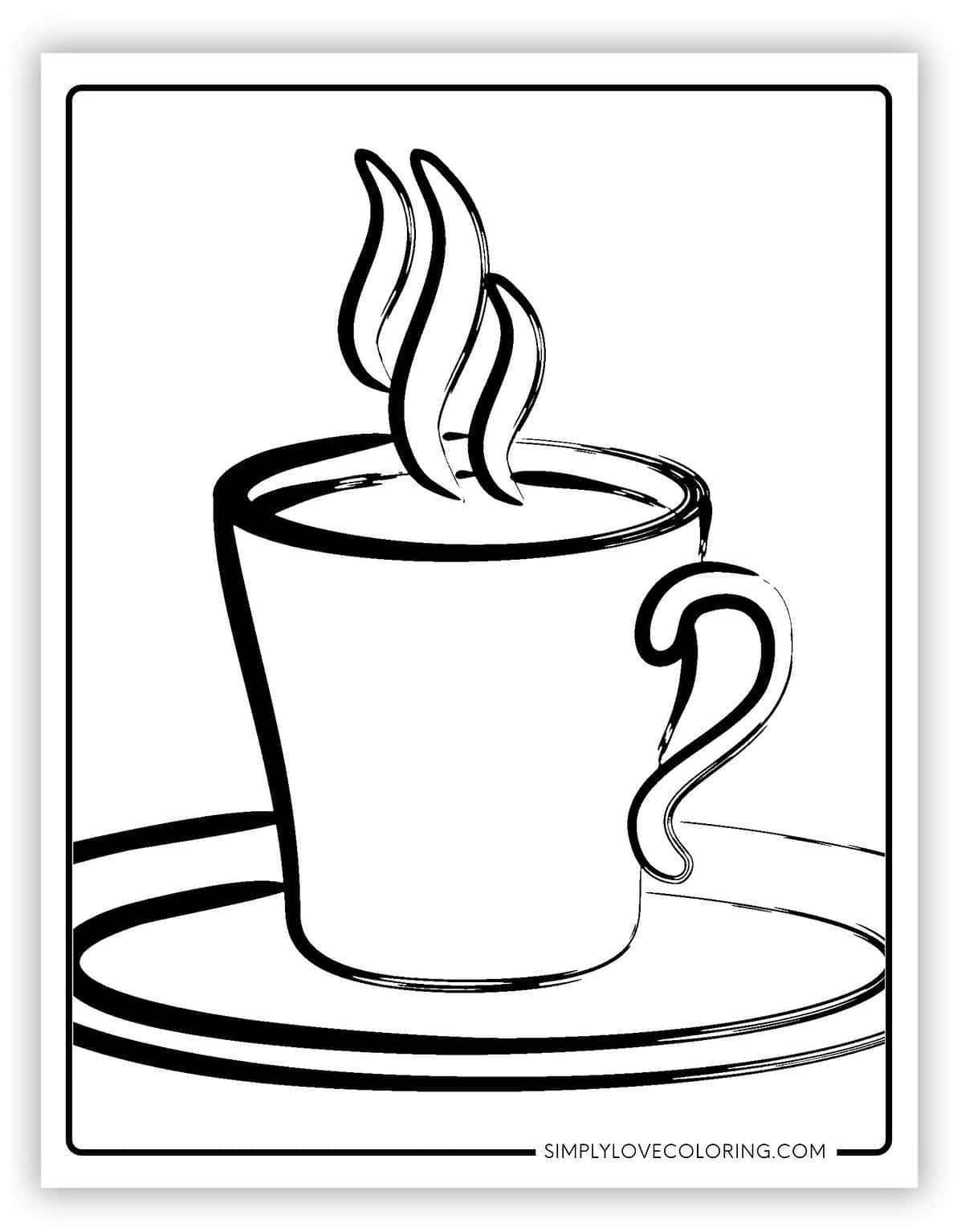 42 Coffee Coloring Pages (Free PDF Printables) - Simply Love Coloring