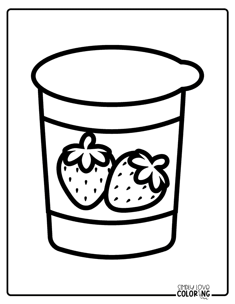 51 Delicious Food and Drink Coloring Pages (Free PDF Printables ...