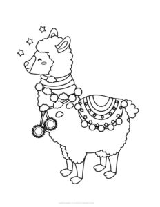19 Llama Coloring Pages (Free PDF Printables) - Simply Love Coloring