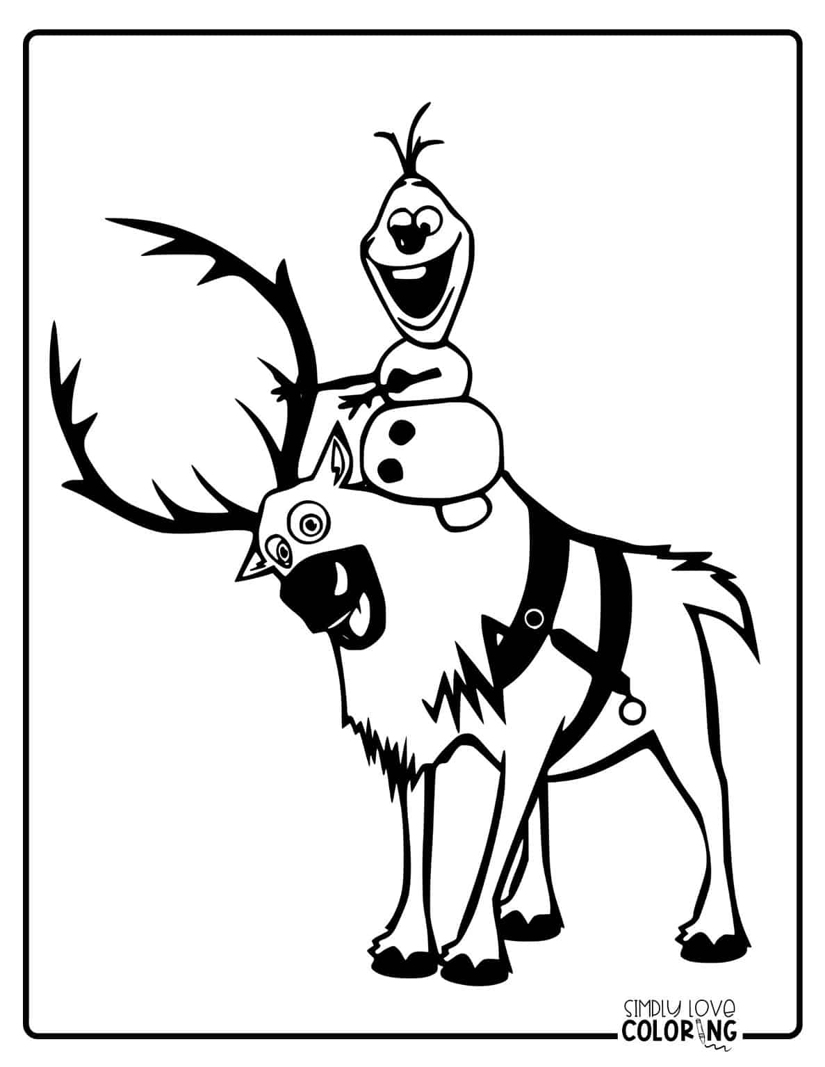 94 Frozen Coloring Pages - Simply Love Coloring