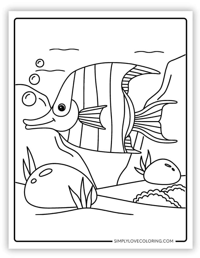 34 Interesting Fish Coloring Pages (Free PDF Printables) - Simply Love ...