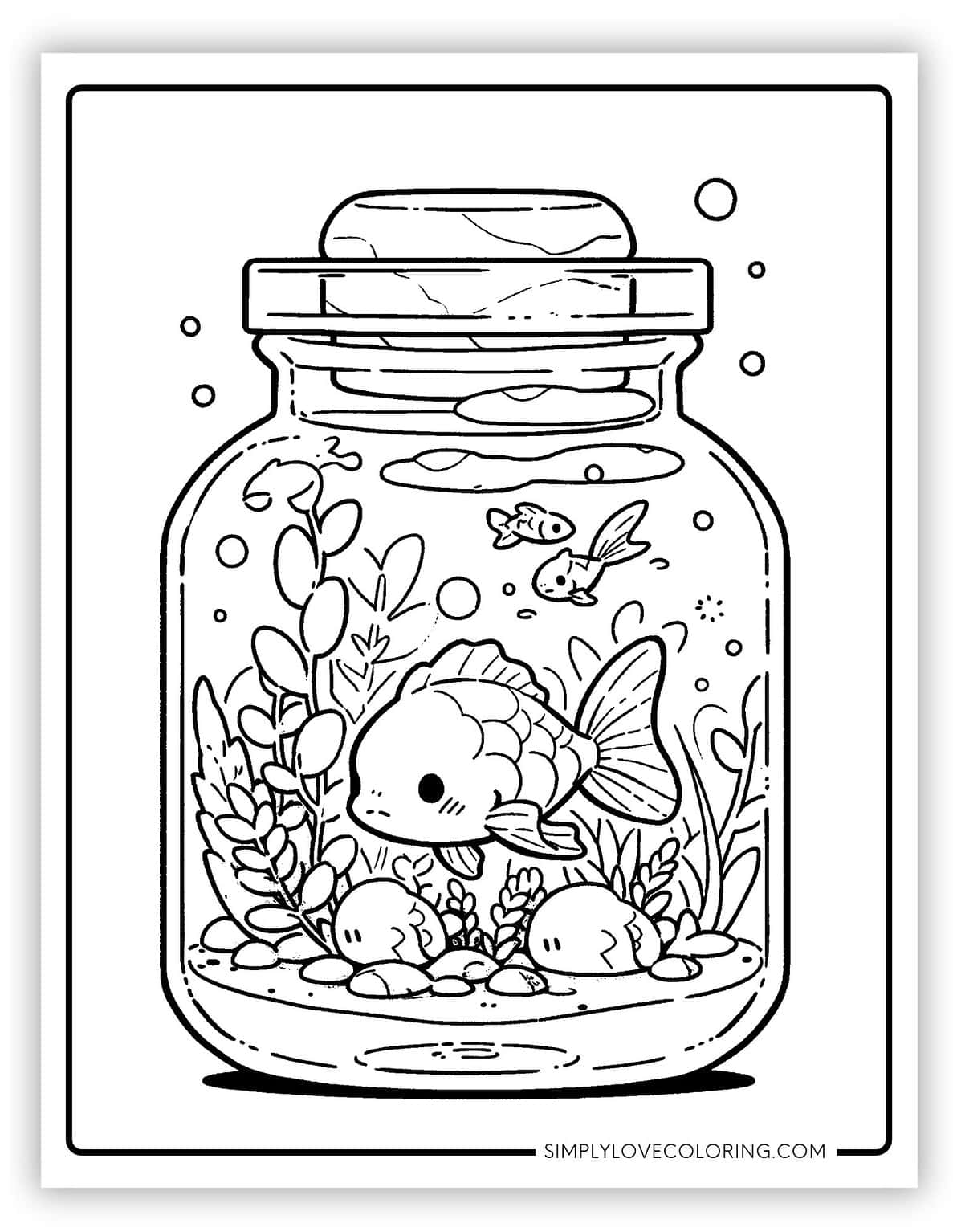 37 Goldfish Coloring Pages (Free PDF Printables) - Simply Love Coloring