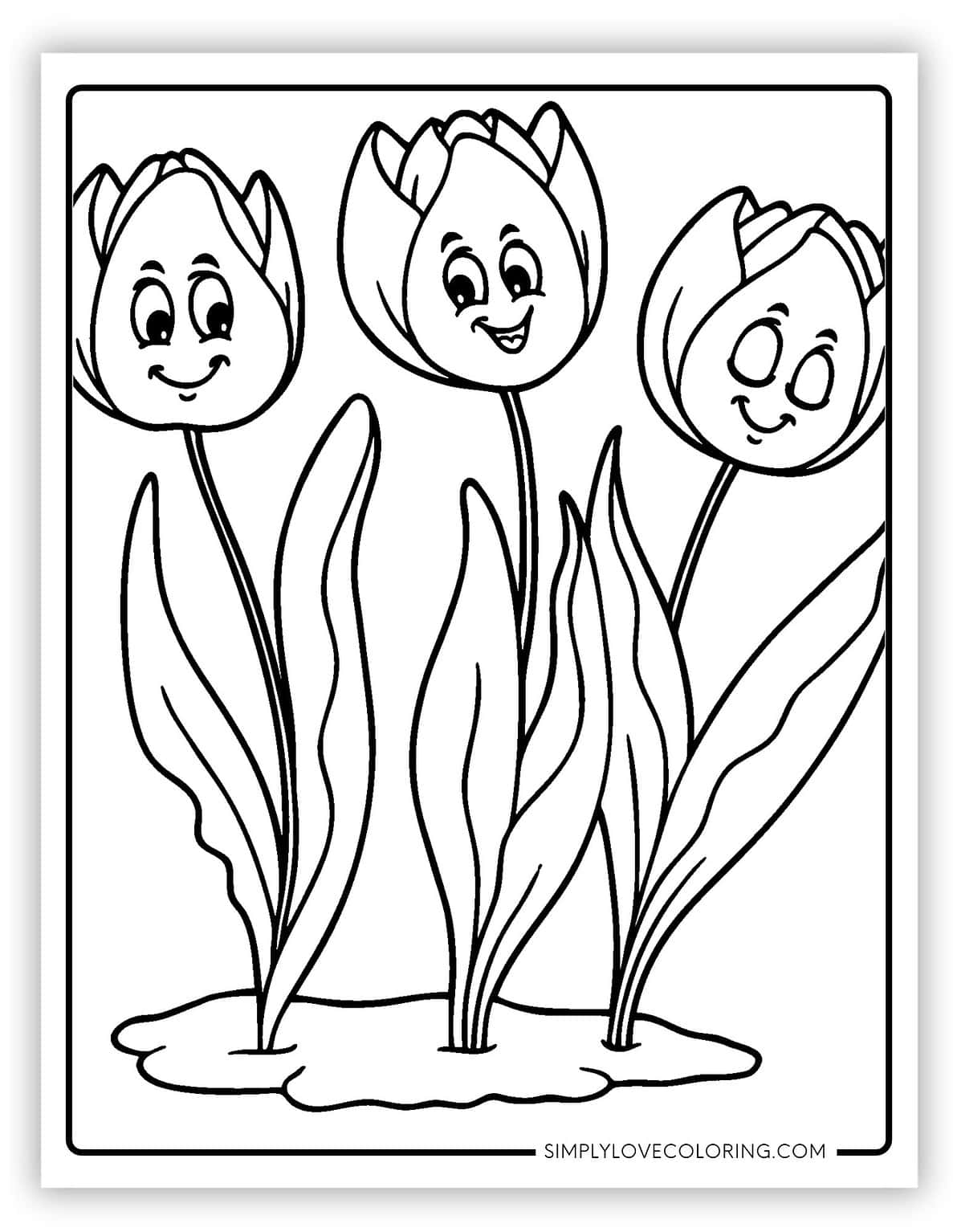 65 Beautiful Flower Coloring Pages (Free PDF Printables) - Simply Love ...