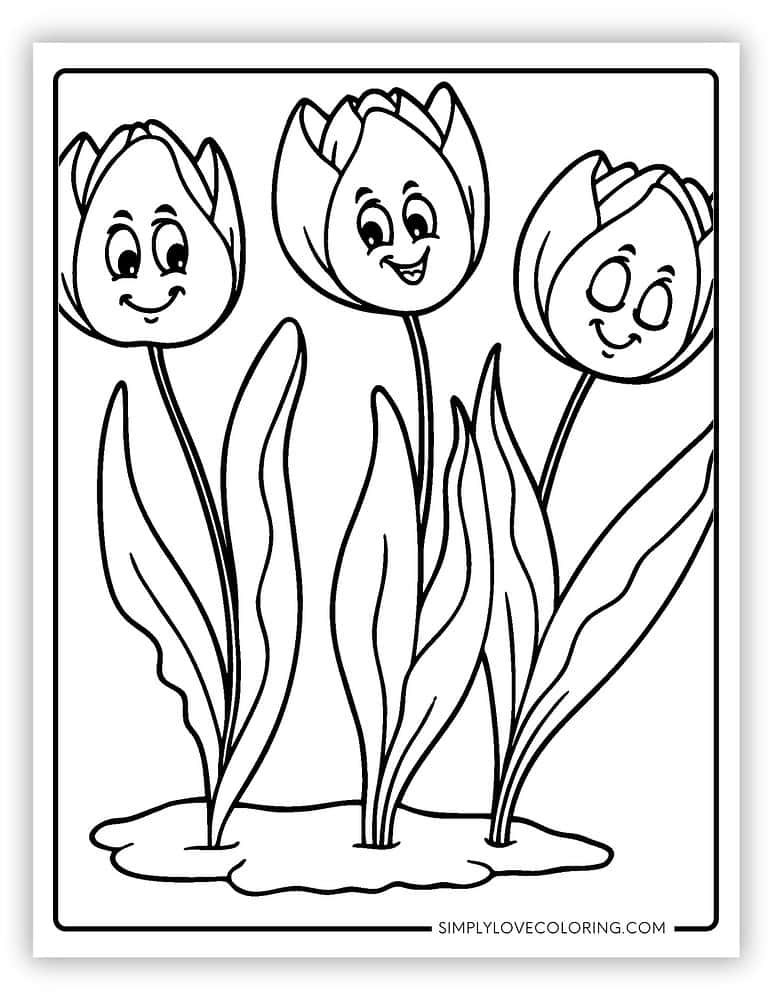 65 Beautiful Flower Coloring Pages (Free PDF Printables) - Simply Love ...