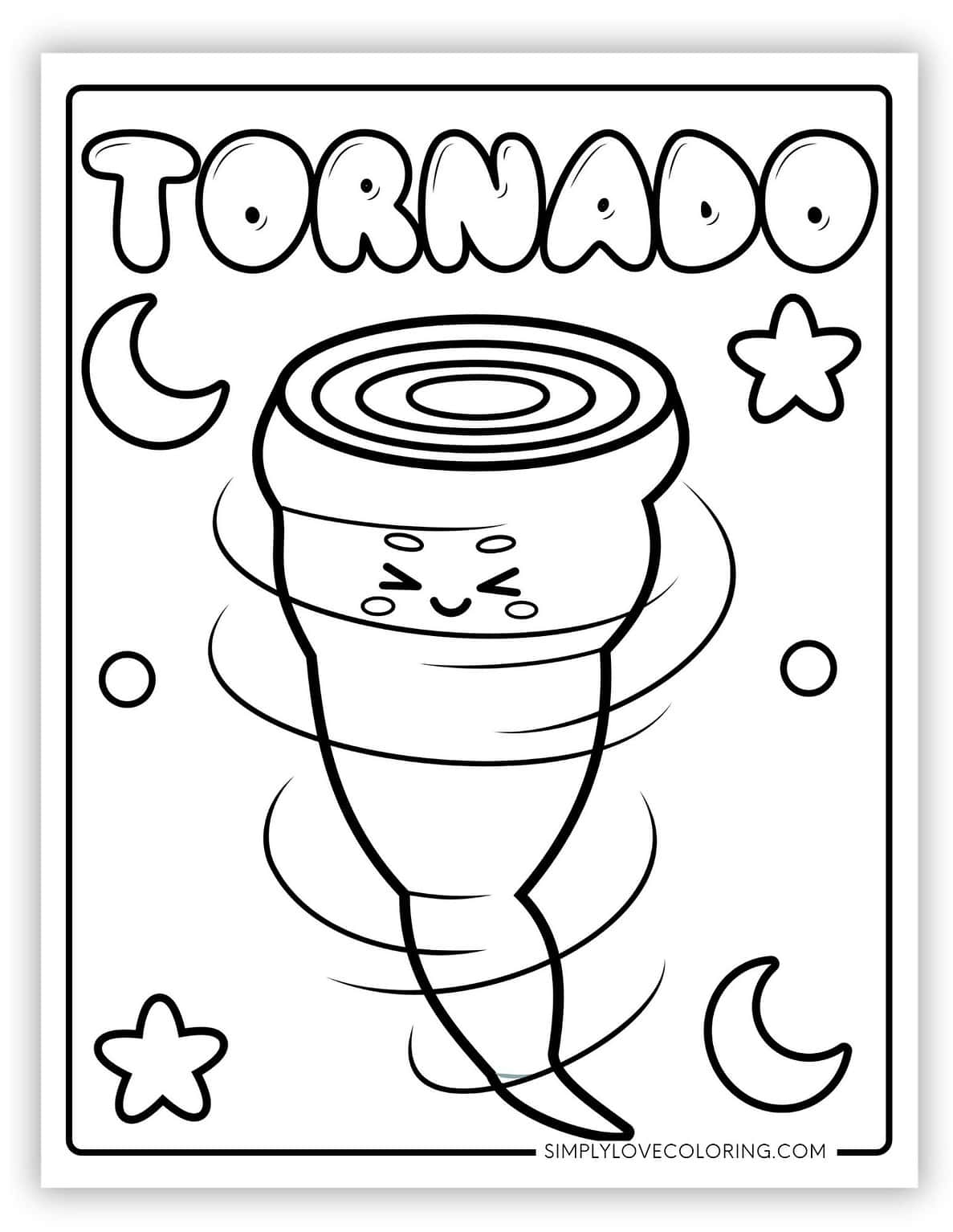25 Weather Coloring Pages (Free PDF Printables) - Simply Love Coloring