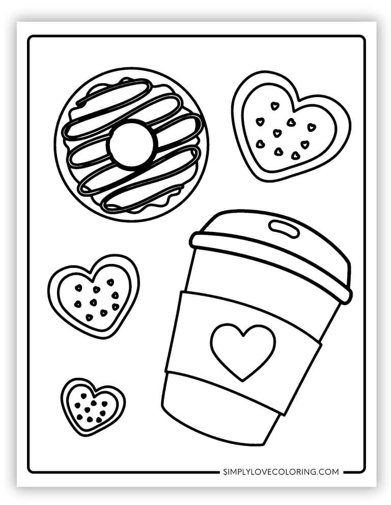 42 Coffee Coloring Pages (Free PDF Printables) - Simply Love Coloring