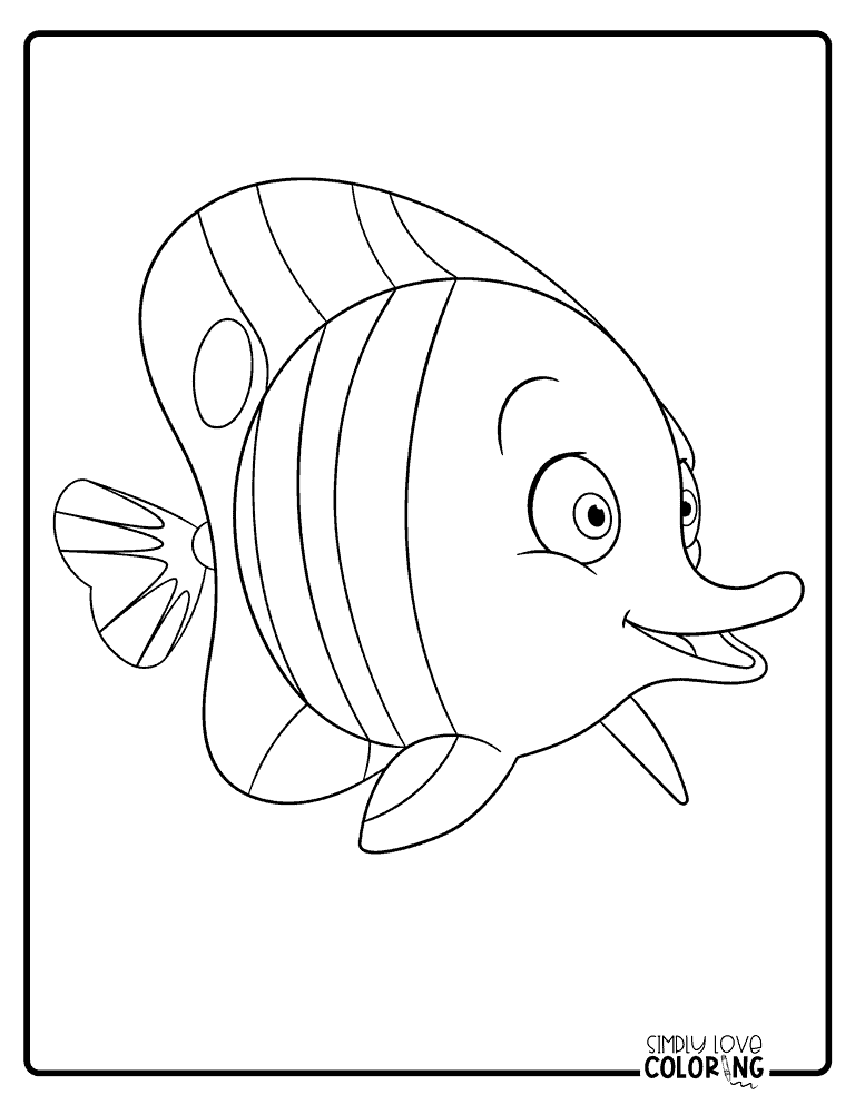 34 Interesting Fish Coloring Pages (Free PDF Printables) - Simply Love ...