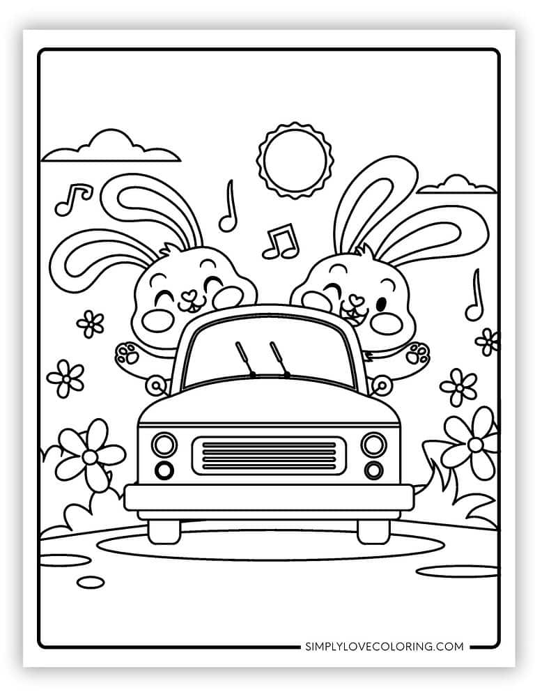 57 Cute Rabbit Coloring Pages (Free PDF Printables) - Simply Love Coloring