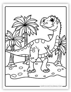 Tyrannosaurus Rex Coloring Pages (Free PDF Printables) - Simply Love ...