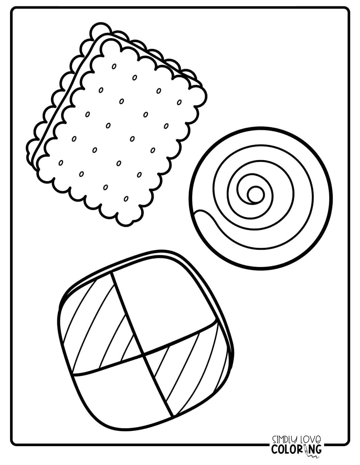 21 Cute Cookie Coloring Pages (Free PDF Printables) - Simply Love Coloring
