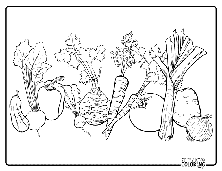 51 Delicious Food and Drink Coloring Pages (Free PDF Printables ...