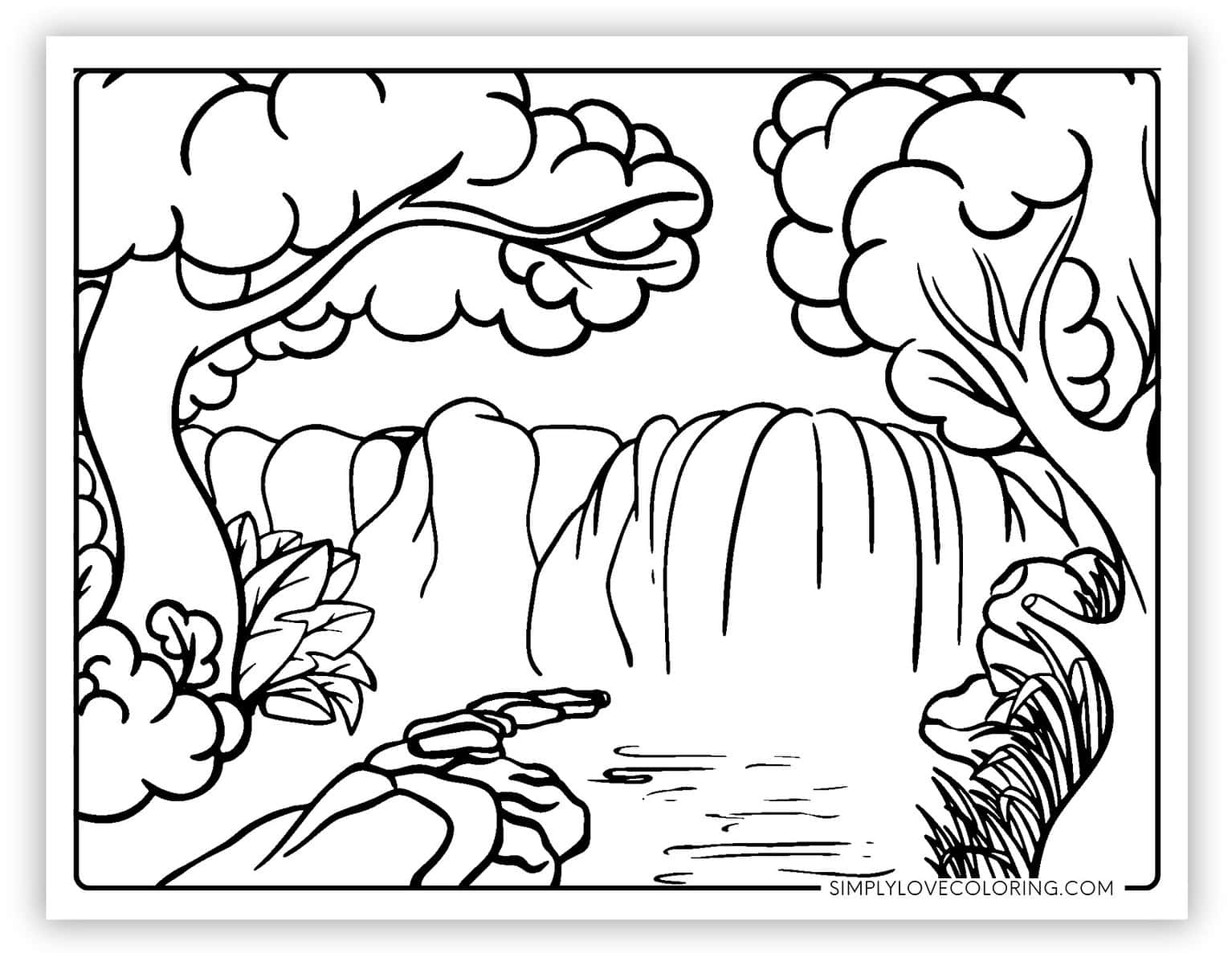 Forest Coloring Pages (Free PDF Printables) - Simply Love Coloring
