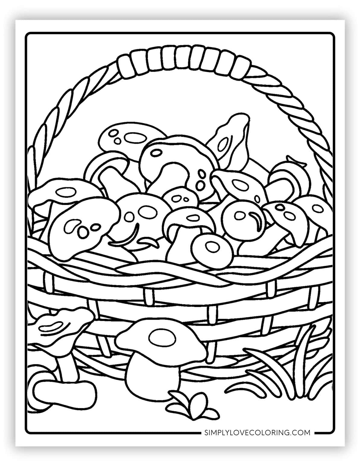 37 Mushroom Coloring Pages (Free PDF Printables) - Simply Love Coloring