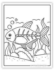 34 Interesting Fish Coloring Pages (Free PDF Printables) - Simply Love ...