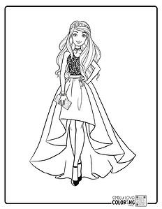 124 Barbie Coloring Pages (Free PDF Printables) - Simply Love Coloring