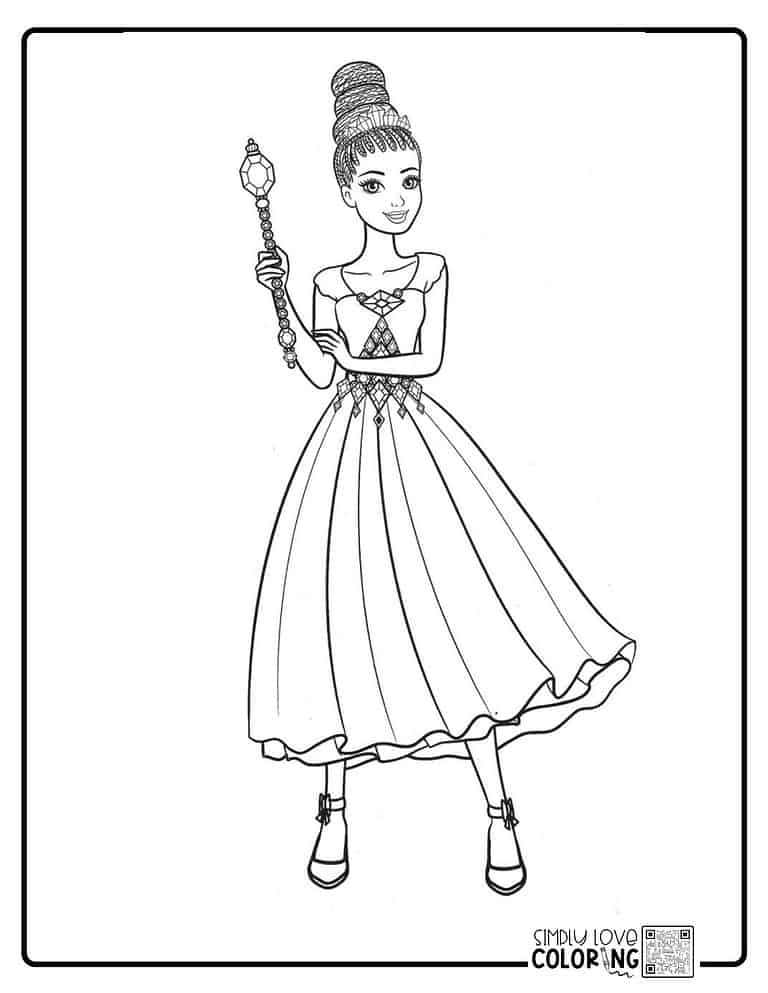 124 Barbie Coloring Pages (Free PDF Printables) - Simply Love Coloring